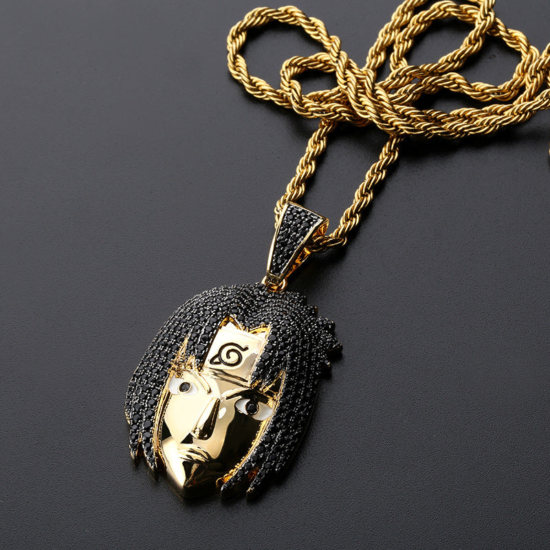 Icebanner iced out anime characeter Sasuke & Naruto Pendant for sale ...